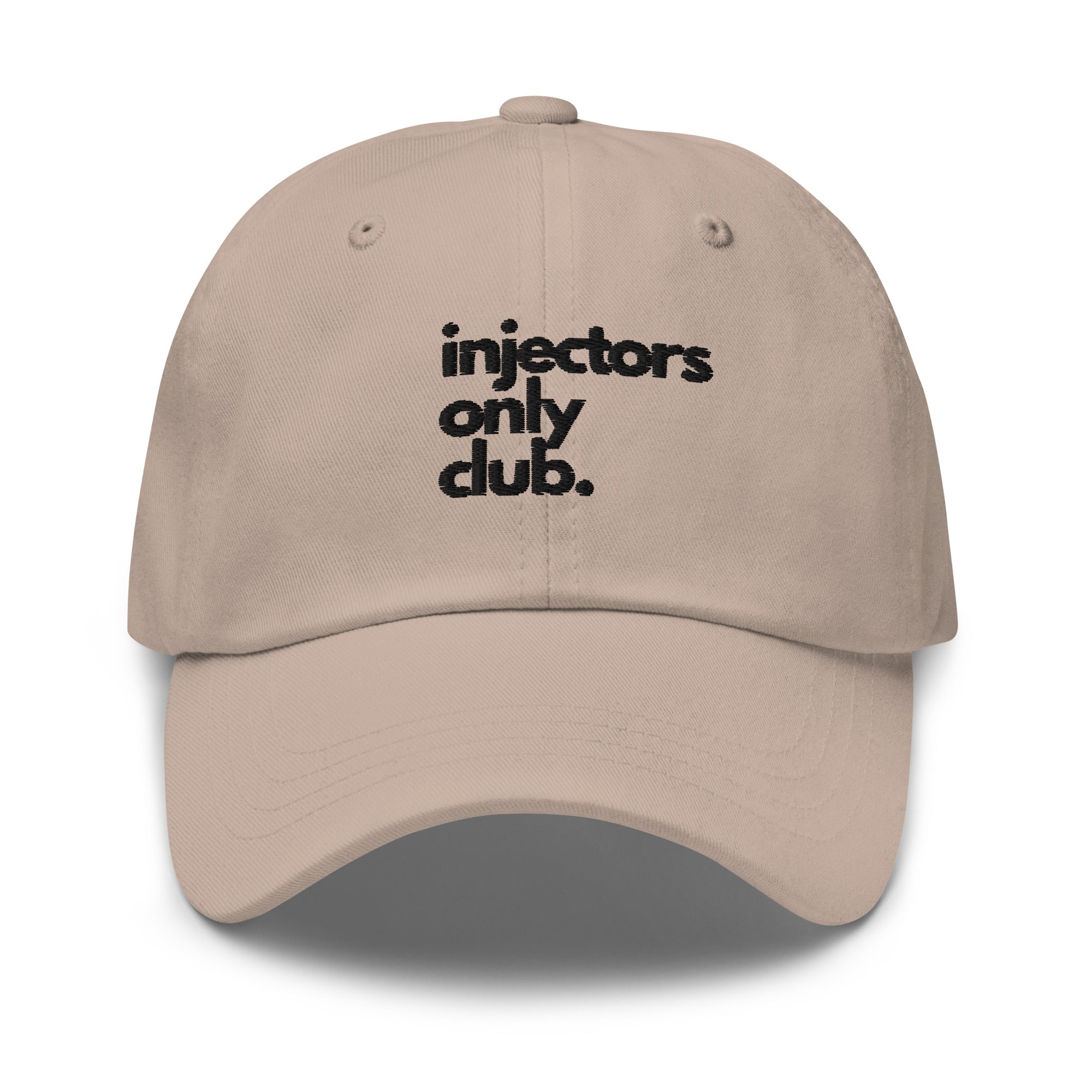 Injectors Only Club-Black Embroidery